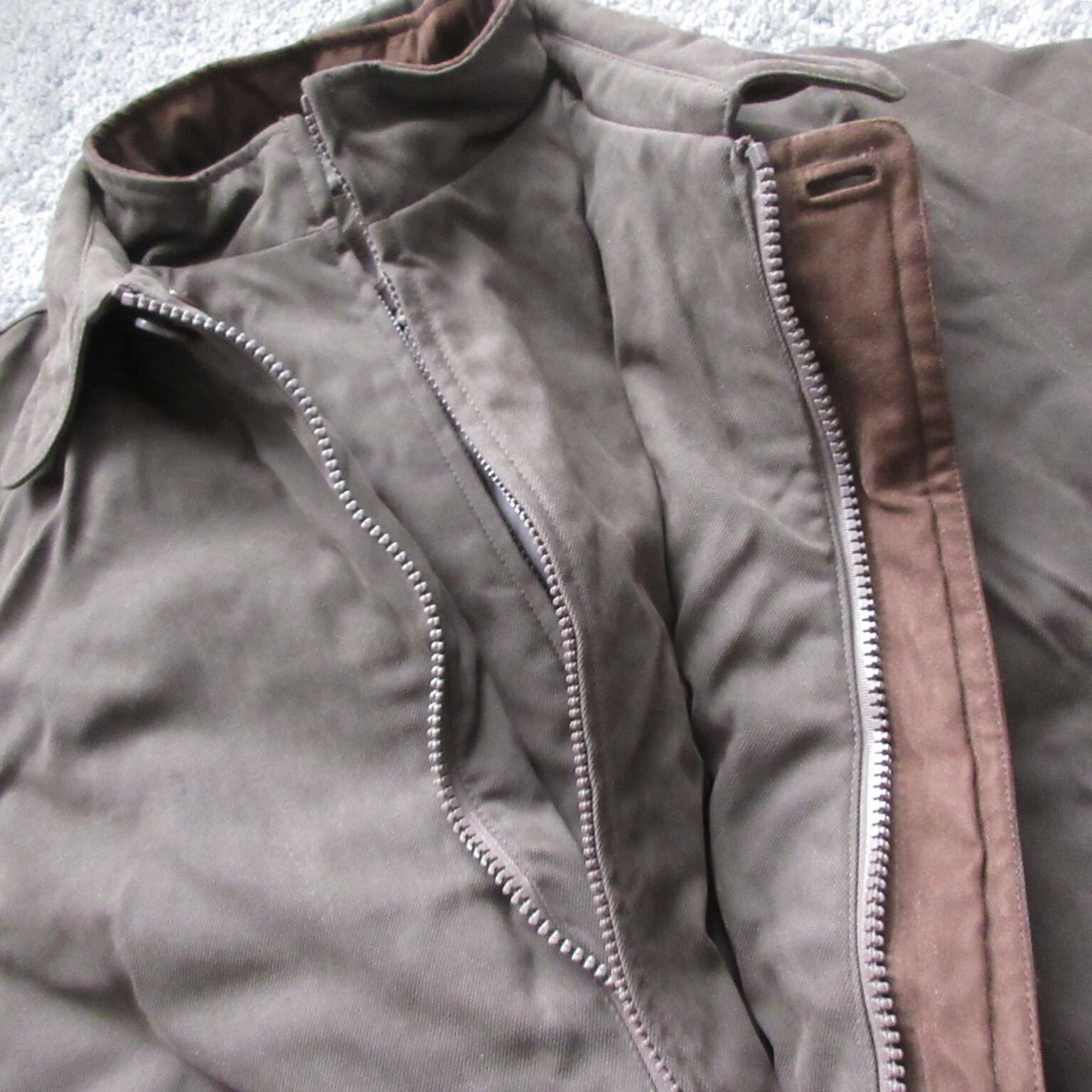 NWT MEN RFT RAINFOREST LINED BROWN CANVAS XL X-LARGE JACKET HEAVYWEIGHT ...
