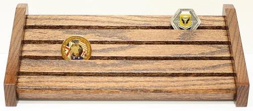 STADIUM CHALLENGE COIN WOOD HOLDER DISPLAY CASE | eBay