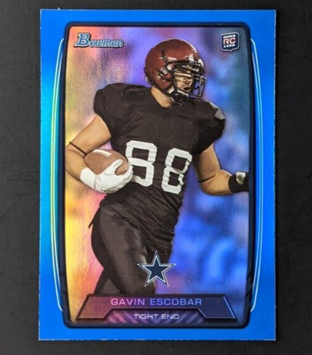 Gavin Escobar 2013 Bowman BLUE #211 Football NFL Card /499 Cowboys RC ...