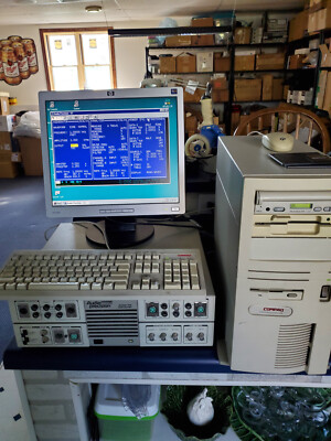 Audio Precision System One Dual Domain analyzer with PC/monitor Owned ...