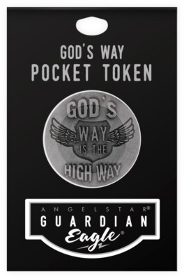 Guardian Eagle Faith Gods Way is the High Way Biker Motorcycle Pocket ...