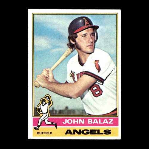 John Balaz 1976 Topps Rookie California Angels #539 Vintage GM! | eBay