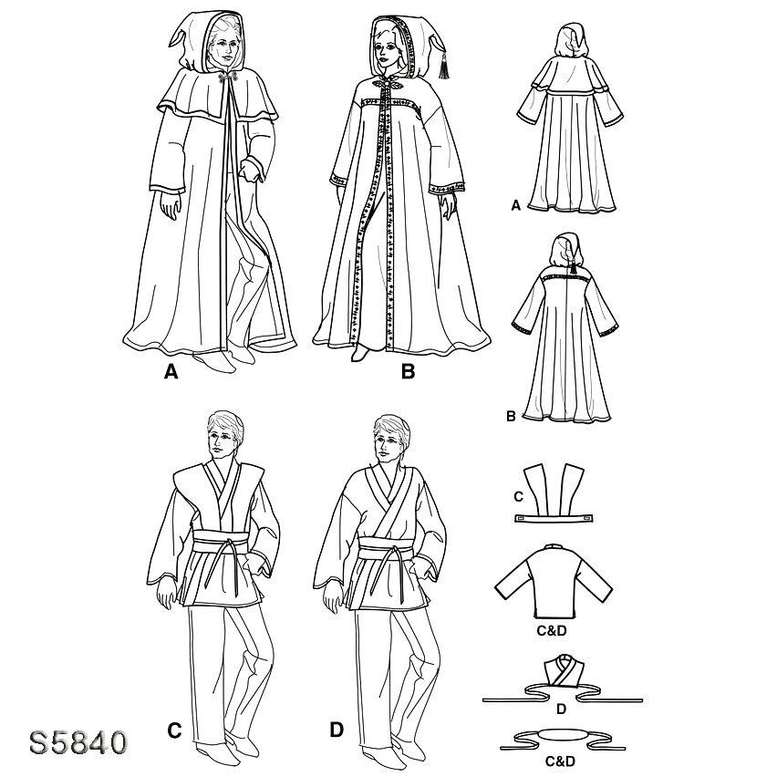 Obi Wan Kenobi Costume Pattern