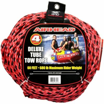 Airhead 60' 4 Rider Deluxe Tube Tow Rope (680 Lb. Capacity) - Brand New ...