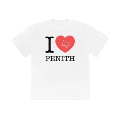 Lil Dicky I ♡ Penith Logo Shirt White (L) - Official LD - Dave FX Merch ...