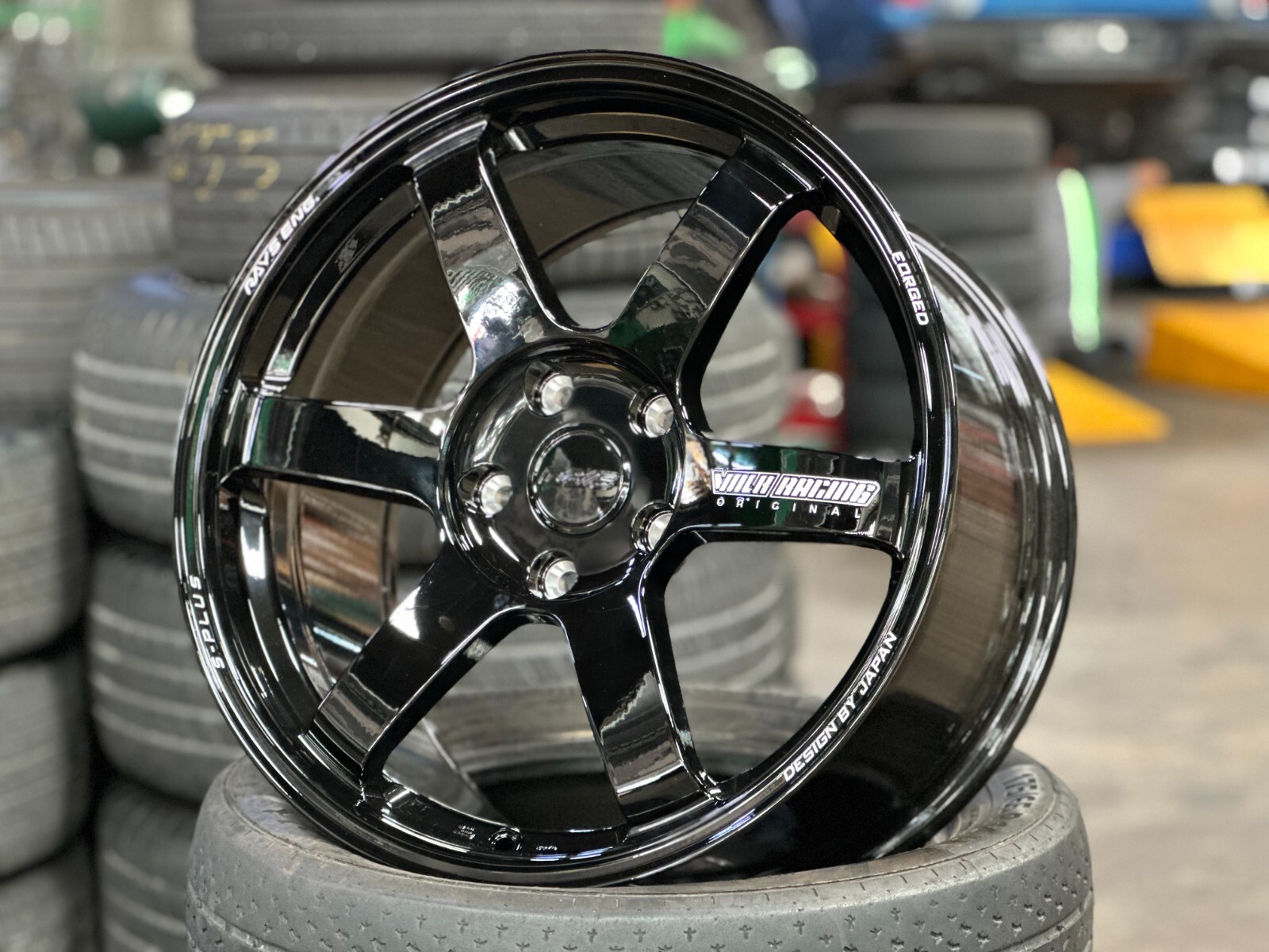 New 18x9.5 ET44 5x120 AOW TE37 SAGA S-Plus Wheel CIVIC TYPE R FK8 FL5 ...