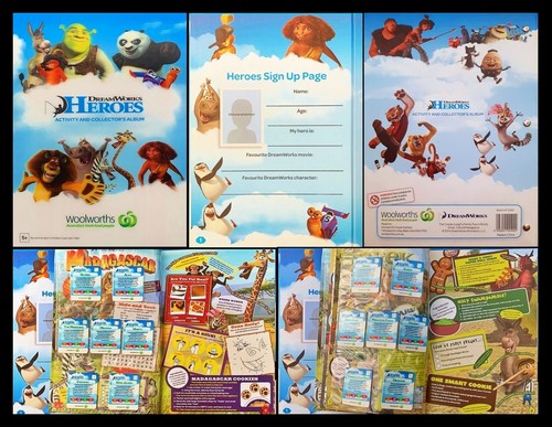 Woolworths Dreamworks Heroes Activity & Collectors Album, Complete 3D ...