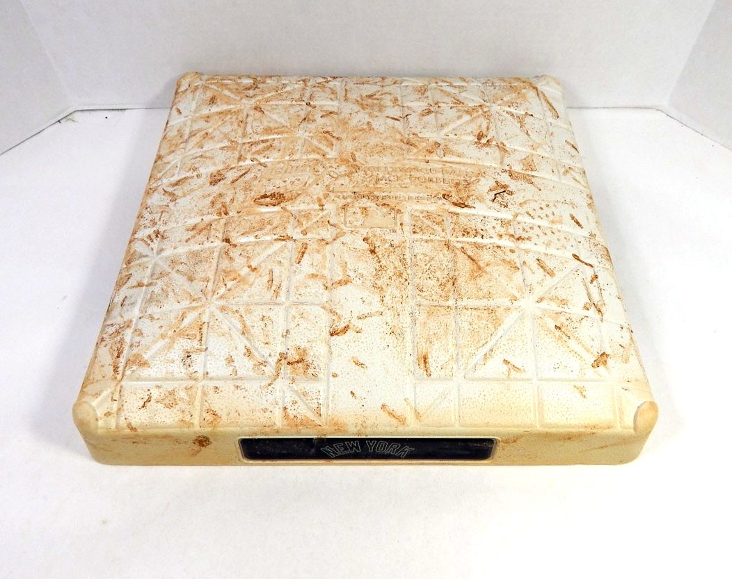 2018 Rays at Yankees Game Used 2nd Base 1-2 Innings Gleyber Torres RBI ...