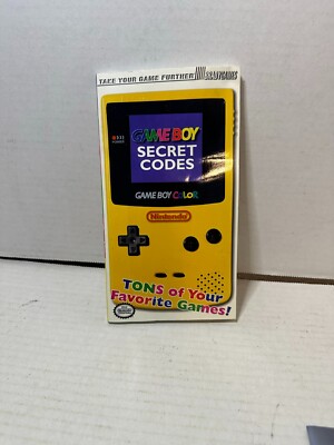 Game Boy Secret Codes Book 2000 used 9781566869027| eBay