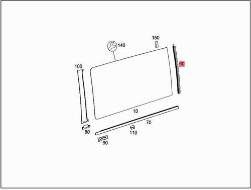 Genuine Sealing Rail Mercedes Vito Mixto Tourer W447 4476730100 | eBay
