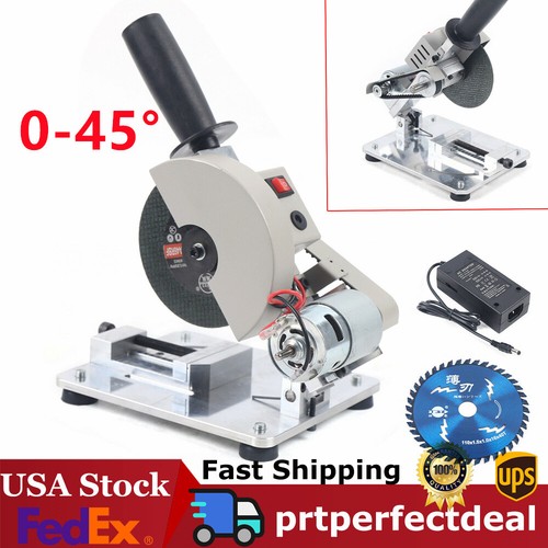 Mini Table Saw 4in 0-45° Miter Saw Portable Small Hobby Chop Saw ...