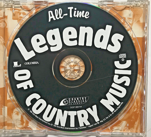 ALL-TIME LEGENDS OF COUNTRY MUSIC - CD- 23 Classic Artists! | eBay