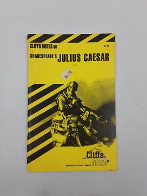 Vintage Cliffs Notes on SHAKESPEARE'S JULIUS CAESAR Good condition | eBay