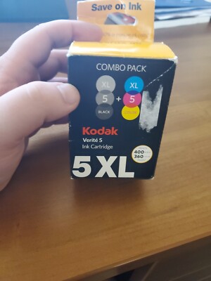 Kodak Verite 5 XL Combo Ink Cartridge Fast Drying Color Printer ...