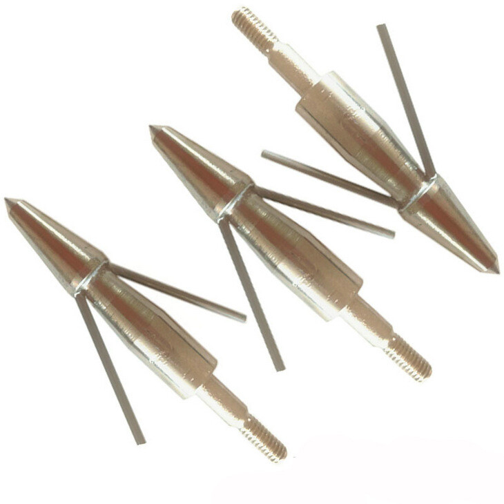 Compound bow fishing Arrow Points fishing arrow heads 326 grains silver ...