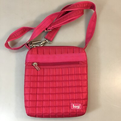 Lug Pink Quilted Lightweight Small Crossbody Shoulder Bag | eBay
