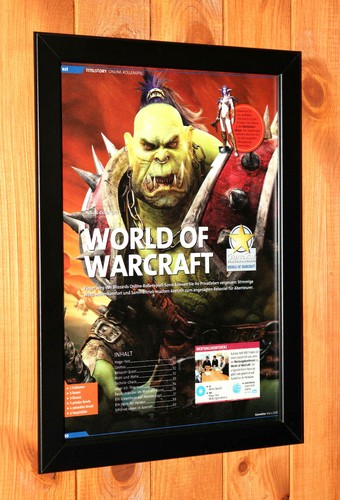 2005 World of Warcraft PC Windows Blizzard Old Small Promo Poster Ad ...