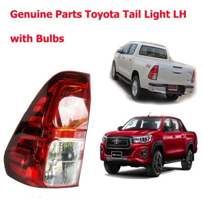 Genuine LH Taillight Lens With Bulbs Fot Toyota Hilux Revo 2015-19 | eBay