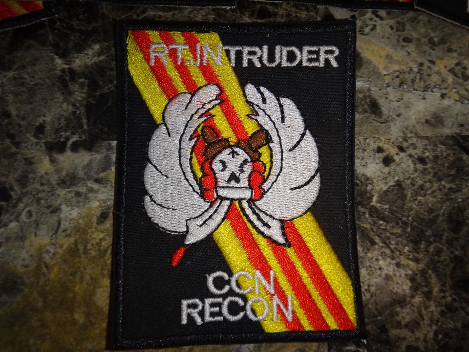 5 Vietnam War Patches US MACV-SOG 5th Special Forces Group RT INTRUDER ...