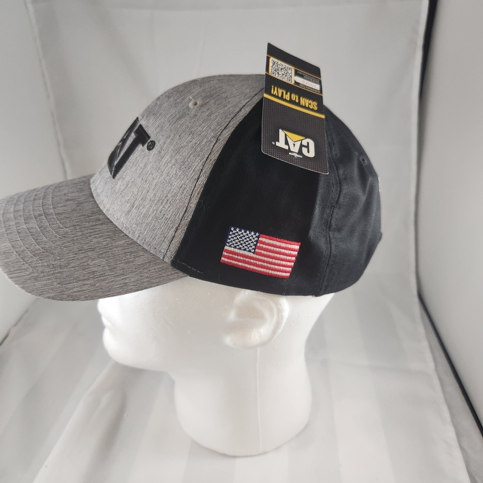 Grey & Black Wagner Cat Ball cap adjustable back new with tags | eBay