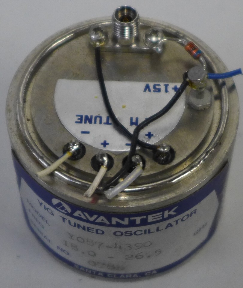Avantek Y087-4390 Yig Tuned Oscillator 18.0 to 26.5 GHz | eBay