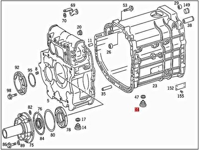Genuine MERCEDES 903 906 W463 W639 5-t Box 906 Bus Screw plug ...