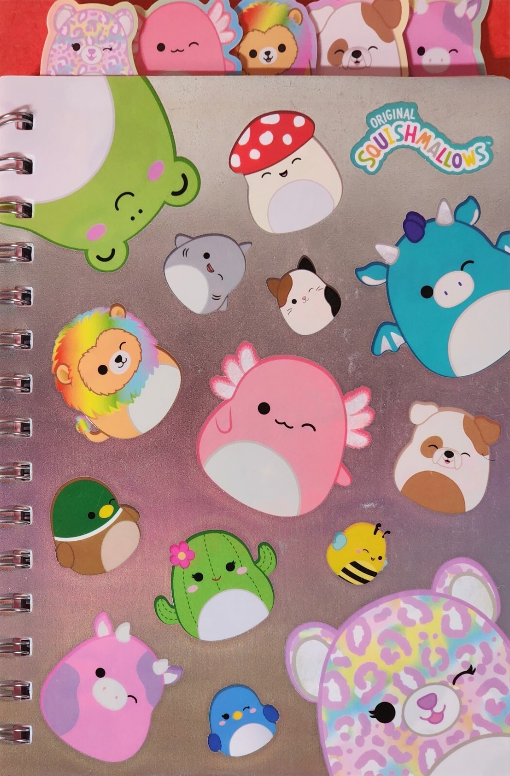 Squishmallows Tab Journal Notebook Pastel Archie Leonard Avery Cam ...