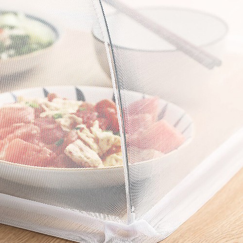 Food Cover Mesh Folding Flies Tables Cover Insect Proof Protective Dish ...