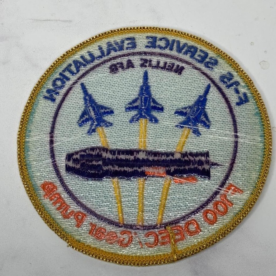 F-15 Service Evaluation F100 DEEC/Gear Pump Military Aviation Jet Patch ...
