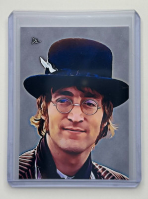John Lennon Limited Edition Artist Signed “The Beatles” Trading Card 6/ ...