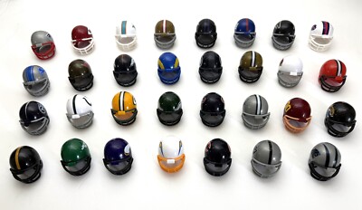 Riddell 2019/21 Micro Mini NFL Football Helmets Lot of 31 Missing ...