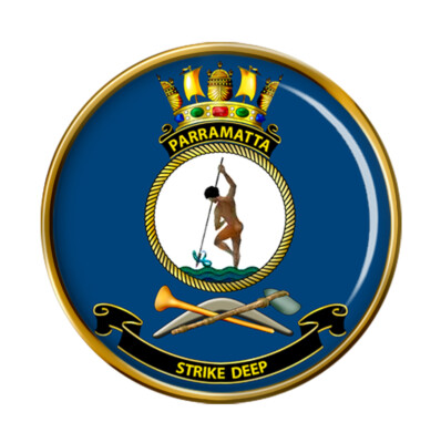HMAS Parramatta Royal Australian Navy Pin Badge | eBay Australia