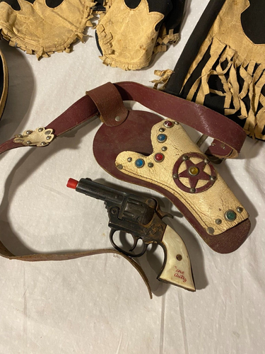 Vintage Gene Autry Cowboy Outfit and Cap Gun Holster Set X-26 | eBay