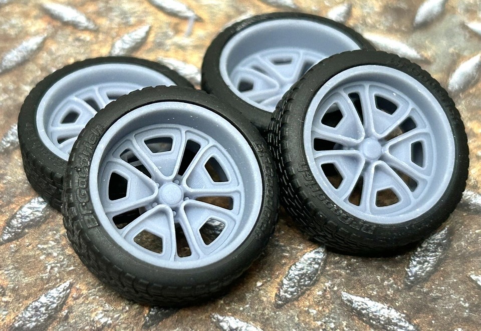 Resin 21/20 Inch “US Mags Spade” Model car Wheels/Tires 1/24 scale | eBay