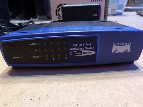 Linksys EtherFast 10/100 5-Port Workgroup Switch EZXS55W with AC ...