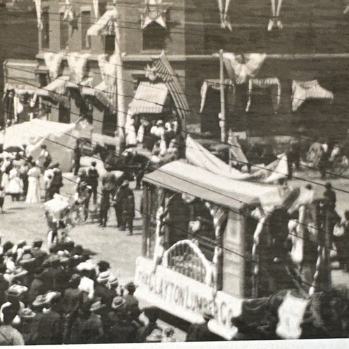 VINTAGE PHOTO Clayton Lumber Company Parade Float Logging Union ...