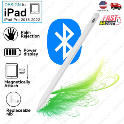 Stylus Pen Bluetooth Pencil For Apple iPad 9/7/8th/Mini/Air 4/5th/Pro ...