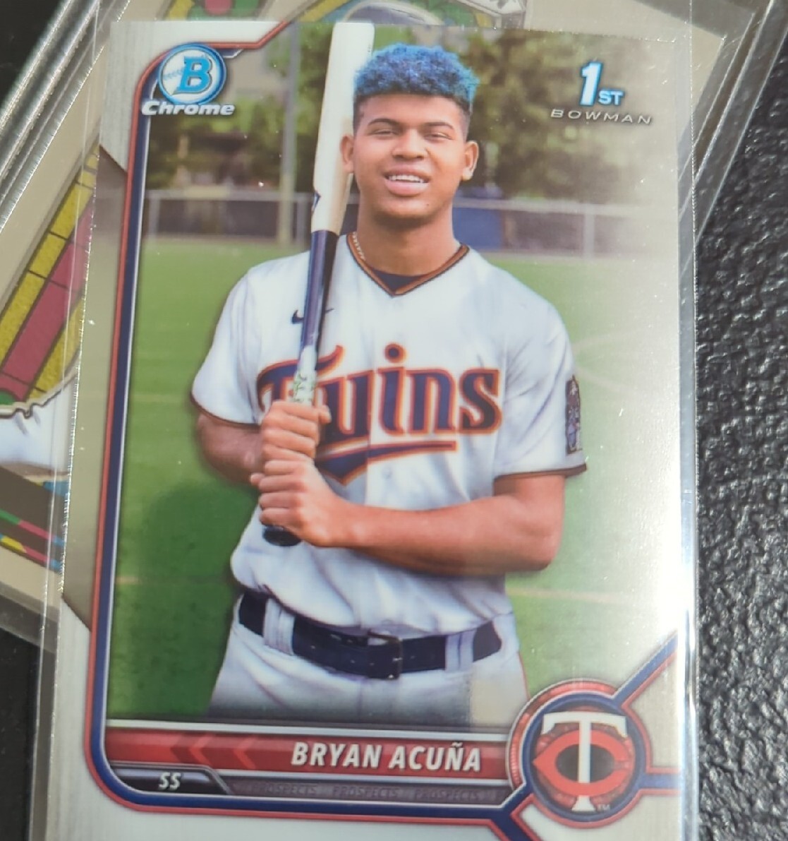 2022 Bowman Chrome Bryan Acuna BCP-151 1st Chrome Base Prospect Twins ...