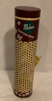 Vintage Advertising Vaporizer Moth Ball Tin, Unique! Mabex Co ...