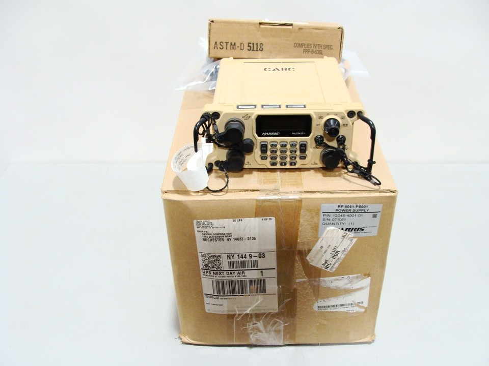Harris Falcon III RF-7800H-MP048 Manpack Radio Transceiver + Power ...