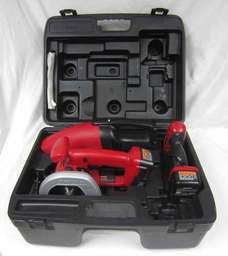Craftsman 14.4 Volt Drill Driver Circular Saw Hand Vac Tool Kit with ...