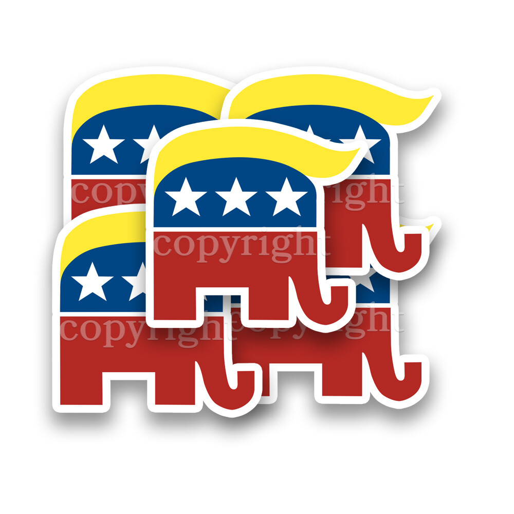 Republican Bumper Stickers Elephant