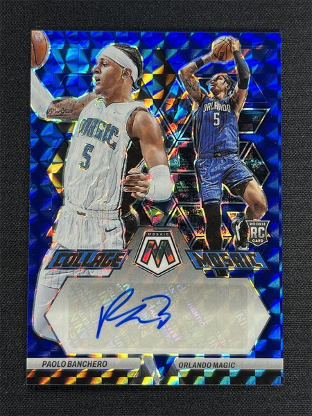 2022-23 Panini Mosaic - Collage Autographs Mosaic Blue Prizm #CM-27 ...