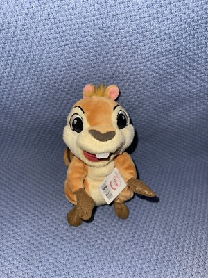 Enchanted Pip Chipmunk New Disney Stuffed Plush Bean Doll Toy Figure ...