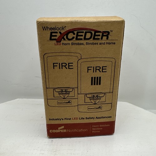 Wheelock LHSR LED Horn Strobe Fire Wall Red Surface Mount, | eBay