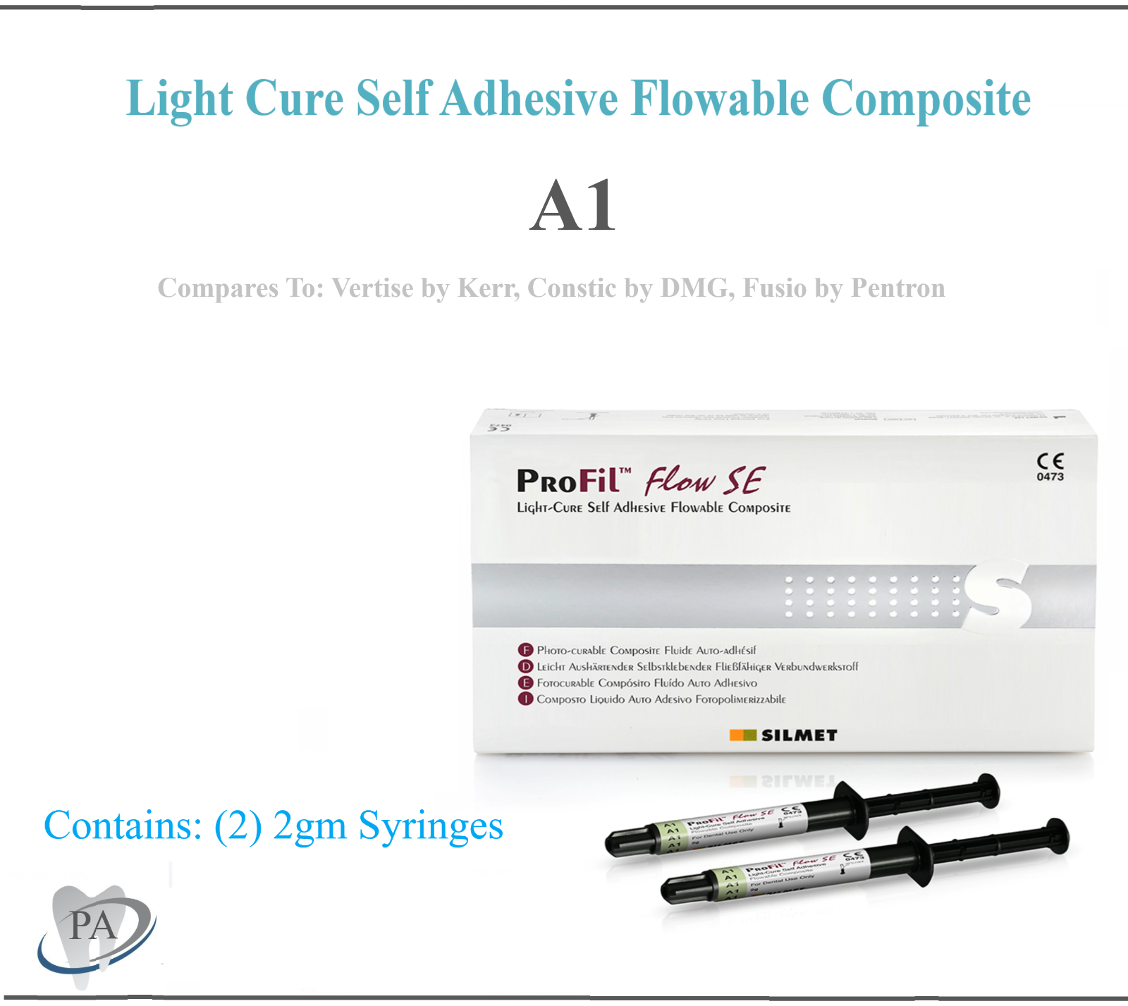 Profil Dental Flowable Composite Light Cure, Low Viscosity Resin Teeth ...