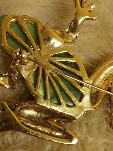 Vintage Lenox Jeweled Frog Brooch Handcrafted Frog Brooch | eBay