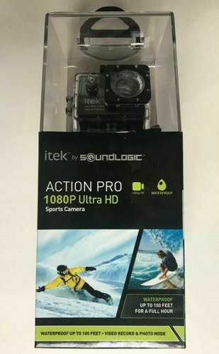 Itek SoundLogic Action Pro 1080P Ultra HD Waterproof Sports Camera ...