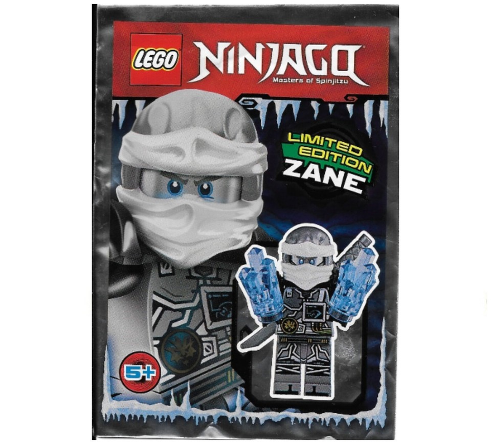 new LEGO NINJAGO The Hands of Time Minifig - Zane with black armor ...