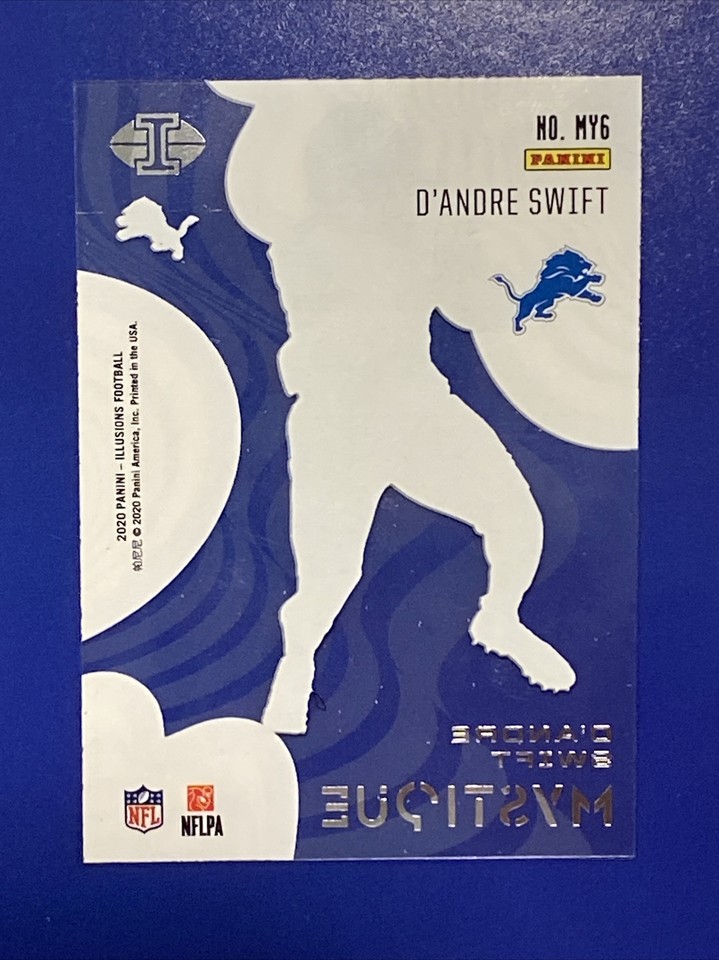 2020 D'Andre Swift Panini Illusions Mystique Asetate Rookie - Detroit ...